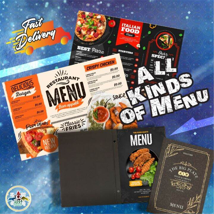Hard Cover Menu / Restoran Menu | Lazada
