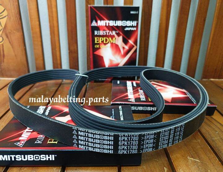 MITSUBISHI EVO 7 ( 6PK1780 ) FAN BELT MITSUBOSH ( MADE IN JAPAN ) | Lazada