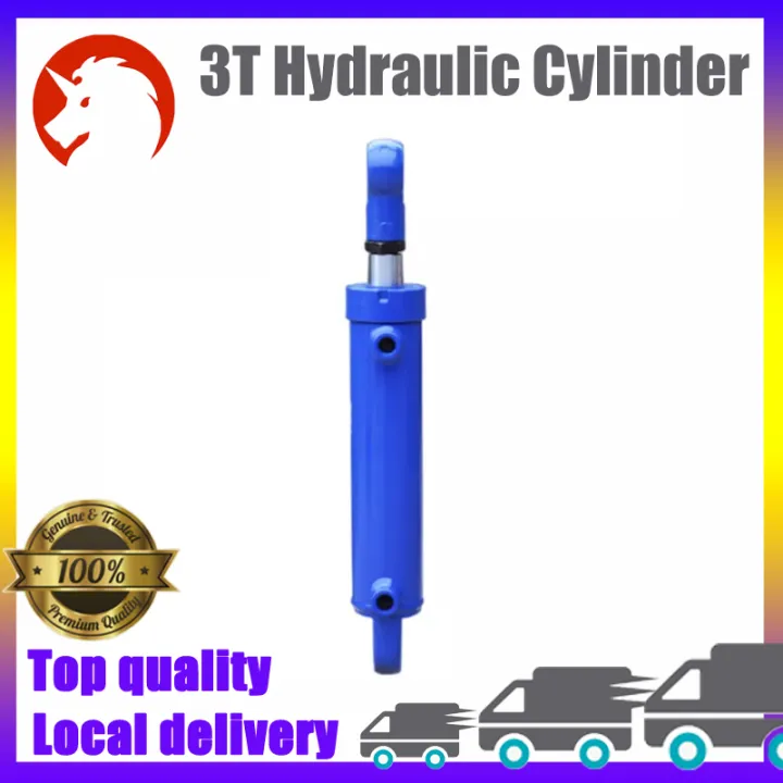 3T Construction Machinery Hydraulic Diameter Steering Cylinder Double ...