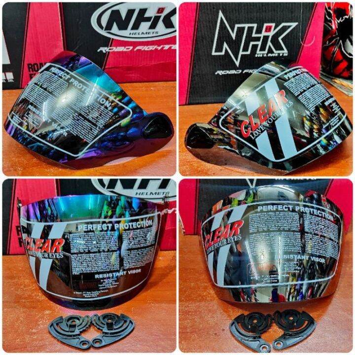 kaca helm NHK R6 pelangi - kaca helm NHK R6 rainbow | Lazada Indonesia