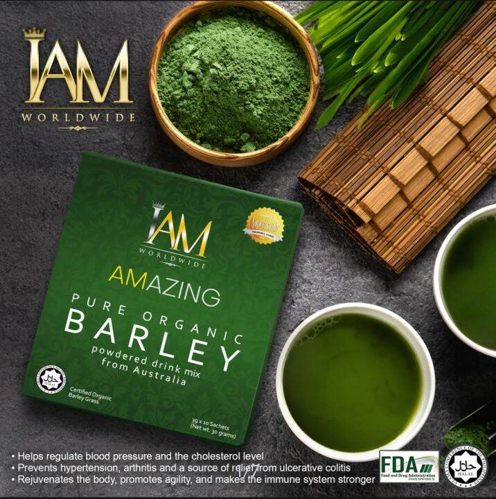 IAM WORLDWIDE (3-BOXES) AMAZING PURE BARLEY 💯% ORIGINAL | Lazada PH