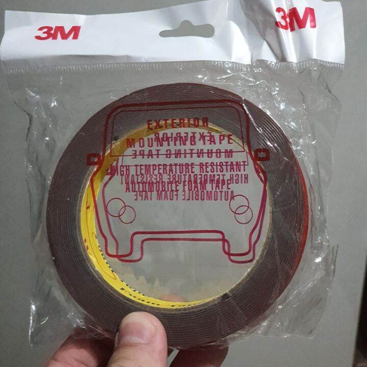 Double Tape 3M Red Doble Tip Merah Permukaan Lem 2 Sisi - 20mm x 4,5m ...