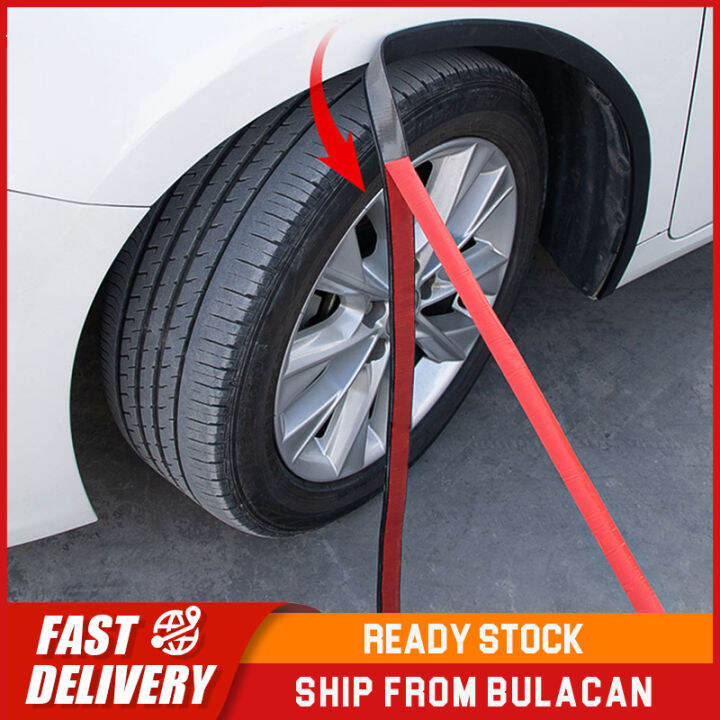 SEAMETAL Car Wheel Fender Strip Protector Rubber Anti Scratch Collision ...
