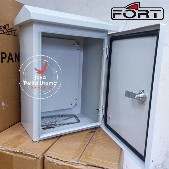 box panel listrik FORT 40x30x20 metal outdoor full 1mm pabrikan merk ...