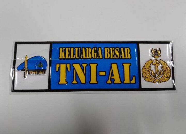Stiker Embos Panjang TNI AL | Stiker kaca TNI AL | Stiker embos TNI AL ...