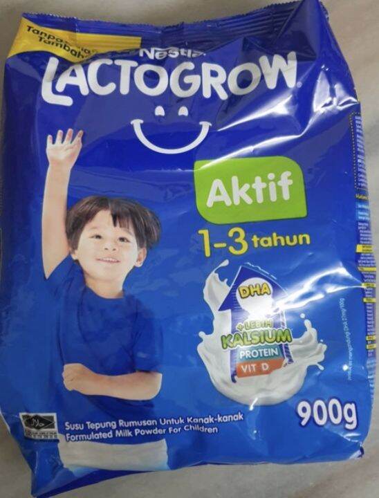 Lactogrow_Aktif 1-3 Years (850g) | Lazada