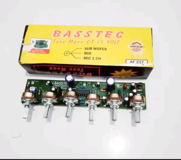 BASSTEC Tone Control Mono Plus Subwoofer Middle Dan Preamp Mic ...