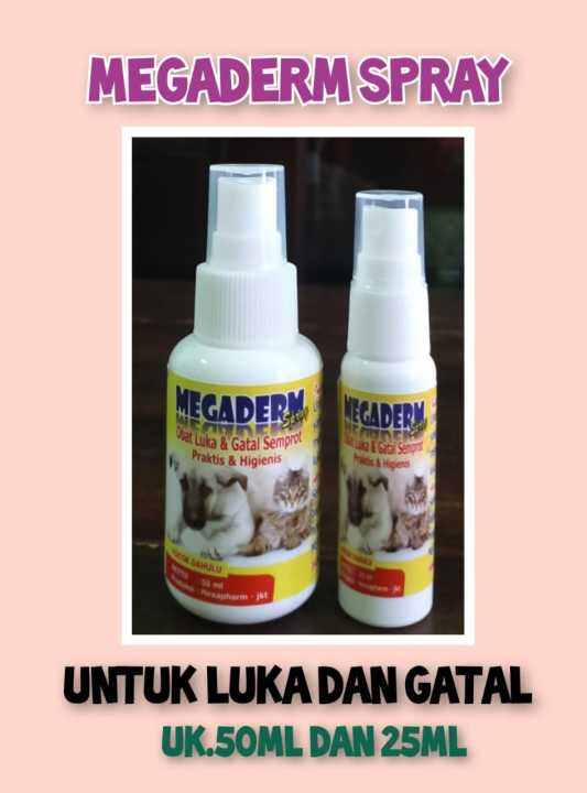 Megaderm spray - Spray anti luka dan gatal | Lazada Indonesia