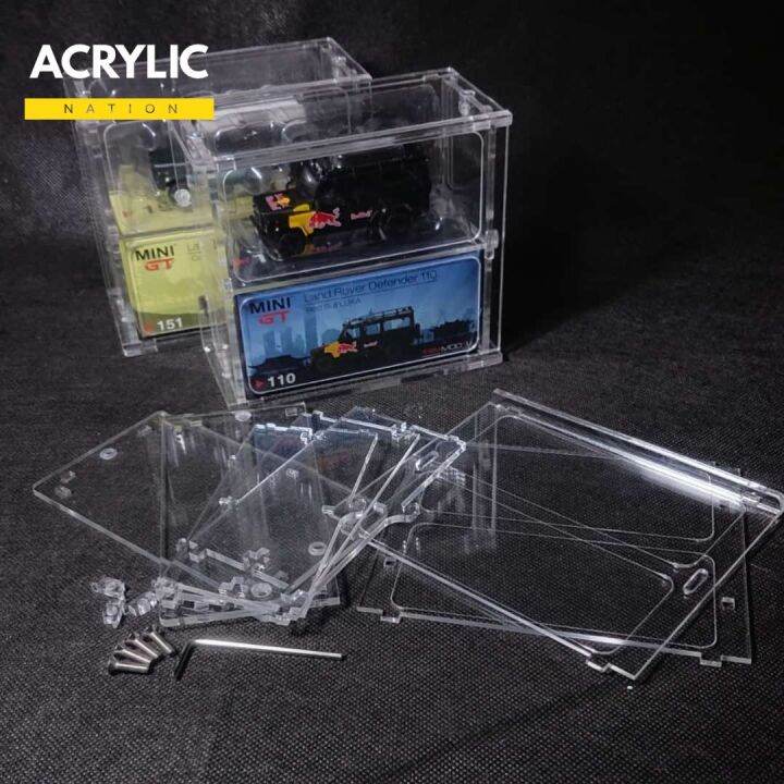 Box Acrylic Akrilik Diecast Untuk Mini GT Rakit Bongkar Pasang | Lazada ...