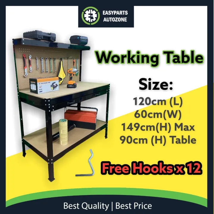 Autozone 3 Layer Working Table Desk for Workshop Packing Warehouse ...