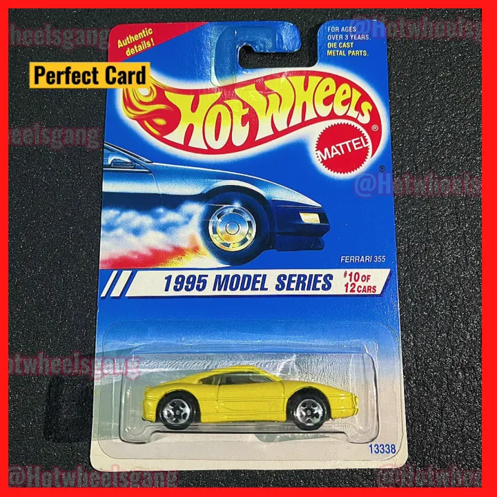 Hot Wheels Ferrari 355 1995 Yellow Model Collections Car Diecast ...