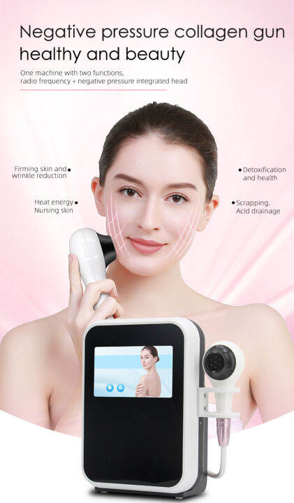 RF Vacuum Thermo Lift Tightening Anti-aging Beauty Machine Needleless ...
