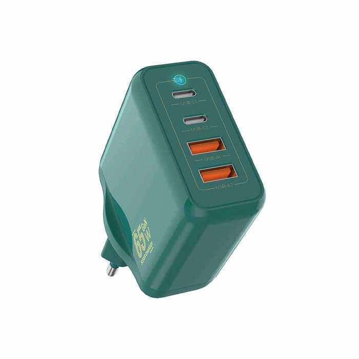 RAPA CHARGER 65W WITH DUAL PORT USB-C AND DUAL PORT USB-A POWER GAN I ...