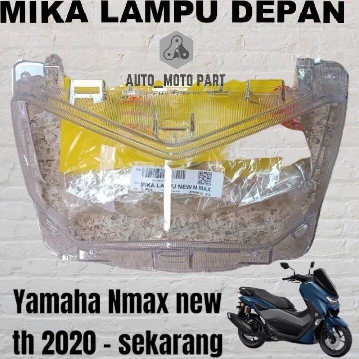 kaca mika lampu depan yamaha nmax new th 2020 - sekarang B6H non original win | Lazada Indonesia