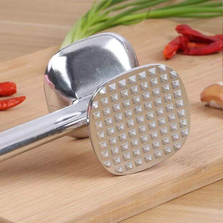 🔥【ready Stock】🔥 Aluminium Double Sided Meat Hammer Meat Tenderizer