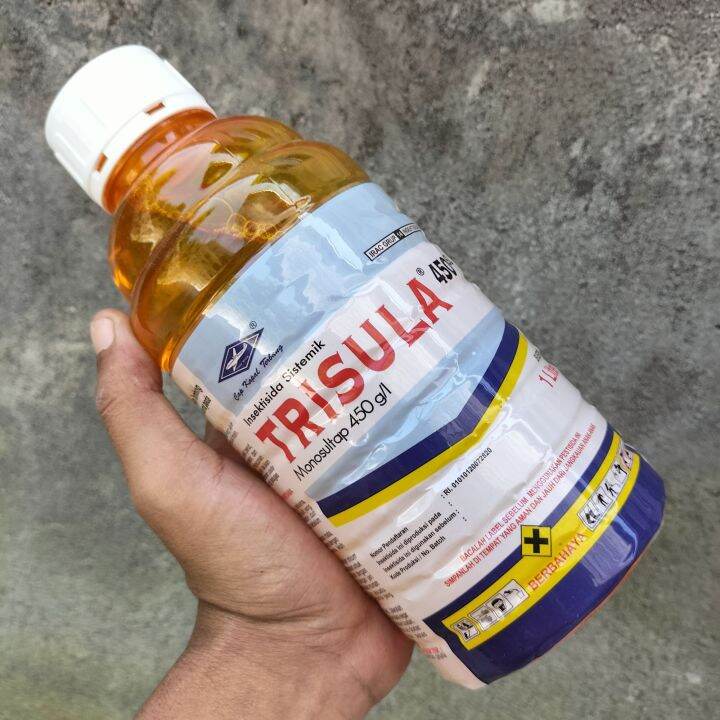Insektisida Kontak Dan Sistemik Trisula 450 SL 1 Liter Padi / Hama Ulat ...