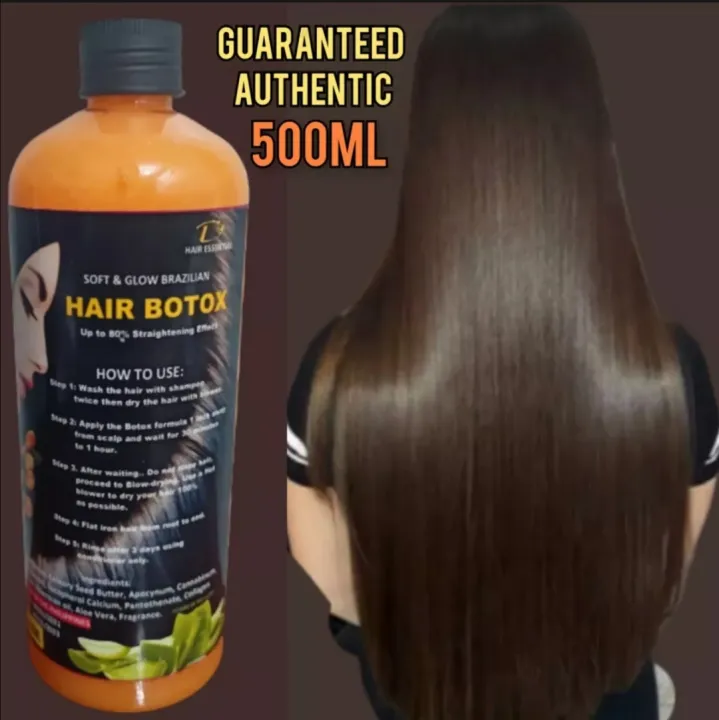 Hair Botox BRazillian keratin product by soft & Glow (500ml) | Lazada PH