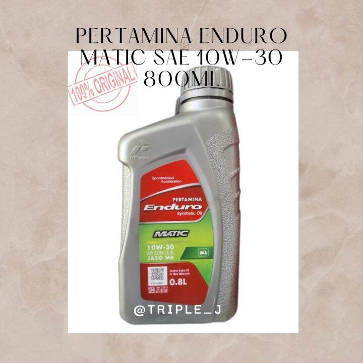 Pertamina Enduro Matic sae 10W-30 800ml | Lazada Indonesia