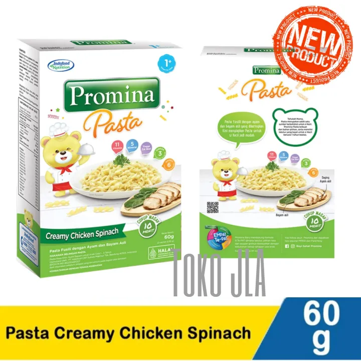 PROMINA Pasta Creamy Chicken Spinach 60gr | Lazada Indonesia