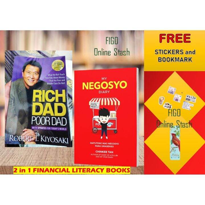 Rich Dad Poor Dad and My Negosyo Diary (2in1 Financial Literacy Books ...
