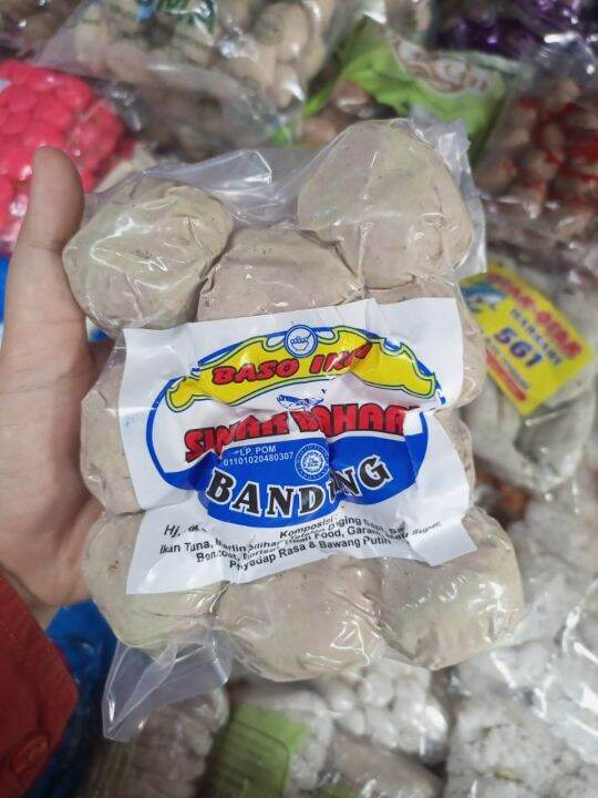 Bakso Baso Ikan Sinar Bahari Instan Kemasan Vacuum Siap Masak Isi 10