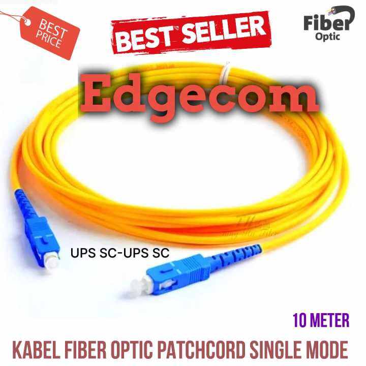 Kabel FO Fiber Optic Internal SC-SC For Ethernet Indihome 10 Meter ...