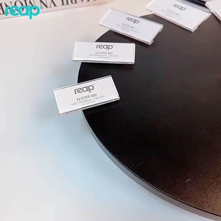 FANTASY T MALL Original Reap Acrylic Lucite Magnetic size 75x30mm Name ...