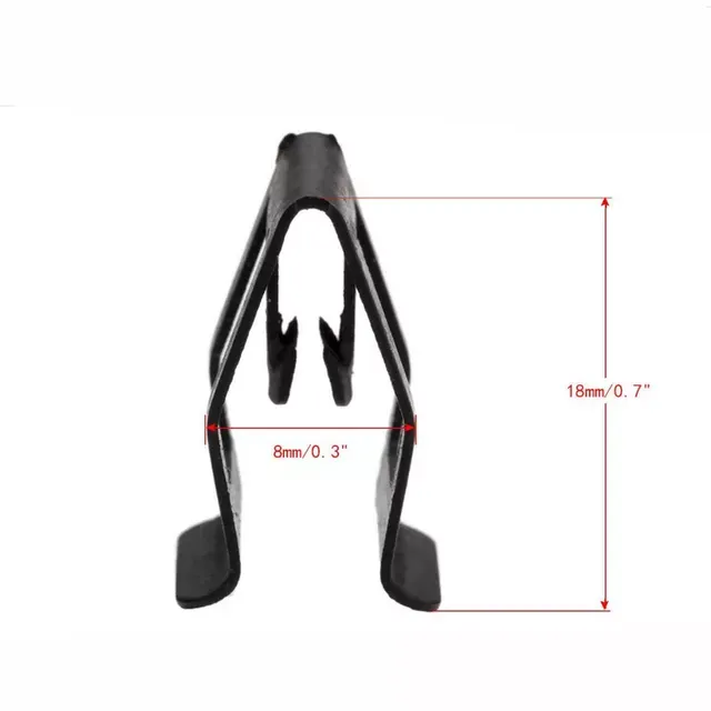 Toyota Ford Mazda Dashboard Center Console Trim Metal Fasteners Clips ...