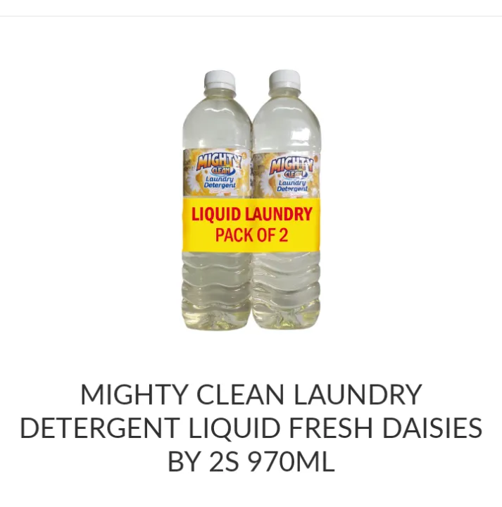 Mighty Clean Liquid Detergent Buy 1 Take 1 970ml Fresh Daisy | Lazada PH