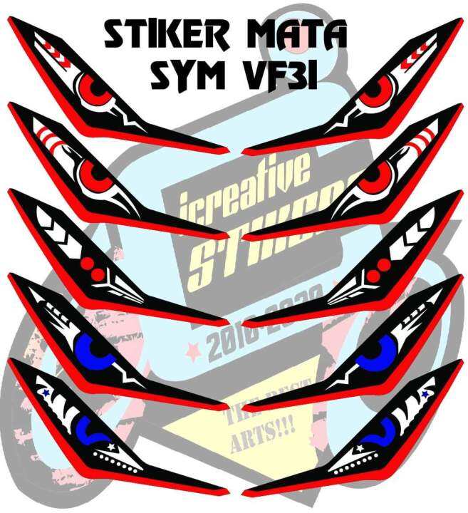 Sticker Mata/ Sticker Lampu SYM VF3i | Lazada