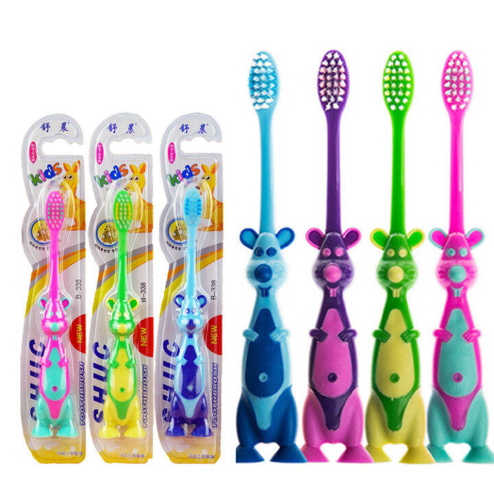 JEMA Soft Hair Kids Children's Toothbrush Cartoon Kids Girls Boys Tooth ...