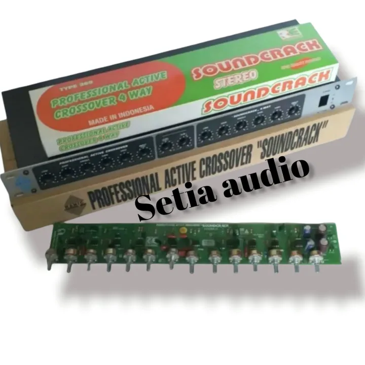 paket kit crossover aktif 4 way stereo plus box | Lazada Indonesia