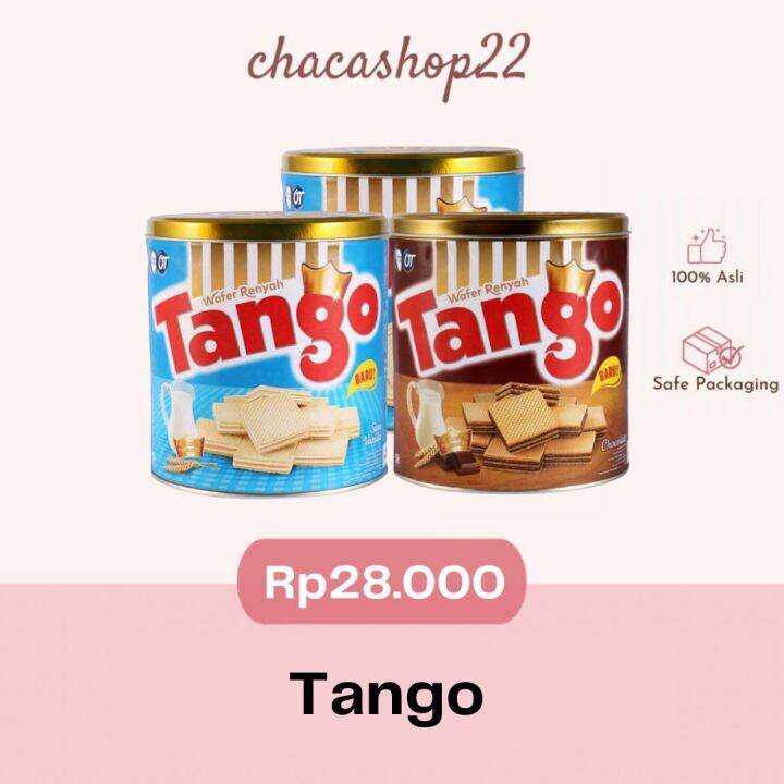 Tango Kaleng/ Tango Wafer Rasa Vanila/ Snack Wafer Tango Rasa Vanilla ...