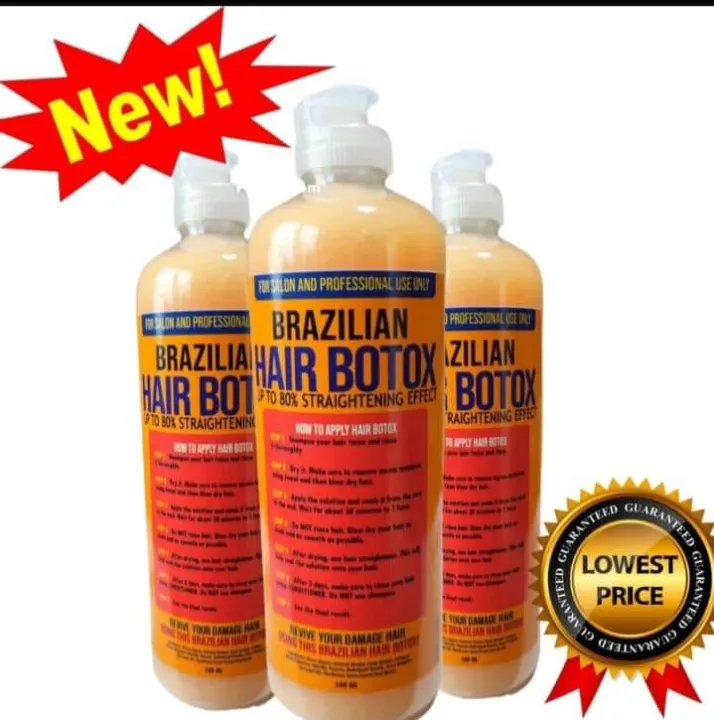NEW BRAZILIAN HAIR BOTOX UP TO 80% STRAIGHTENING 500ml | Lazada PH