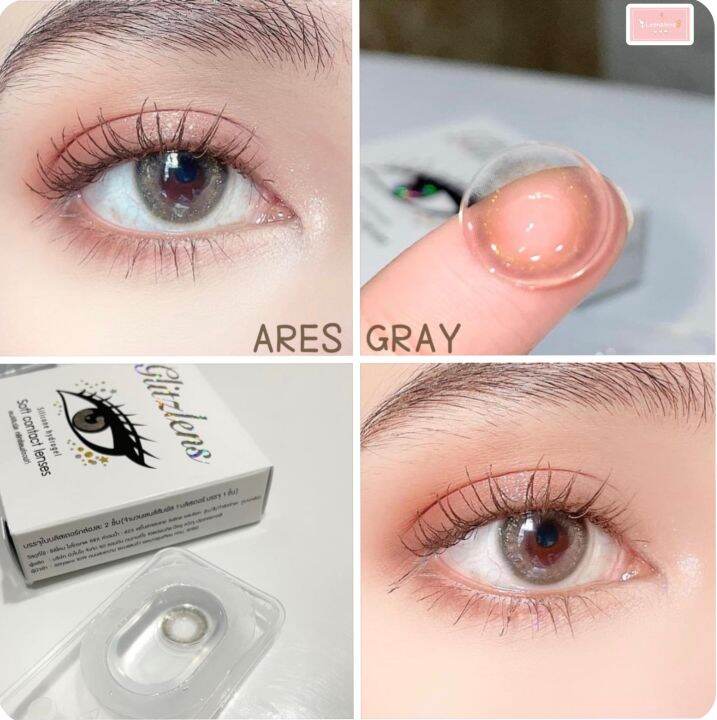 📌GLITZLENS ARES GRAY คอนแทคเลนส์รายเดือน เลนส์นิ่ม ใส่สบาย ไม่โป๊ะ ...