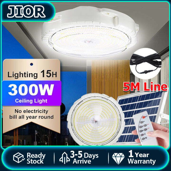 LED Solar Ceiling Light Outdoor Lighting 300W Solar Chandelier IP67 ...