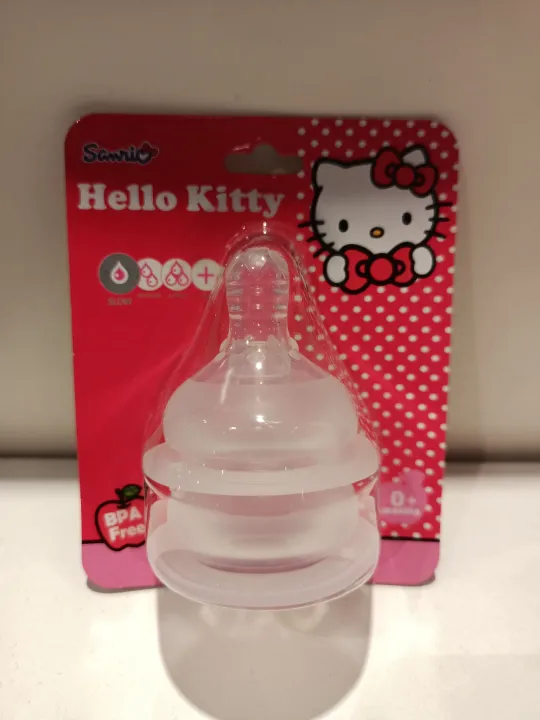 Hello Kitty Liquid Silicone Nipple Wide Neck 0+Months | Lazada PH
