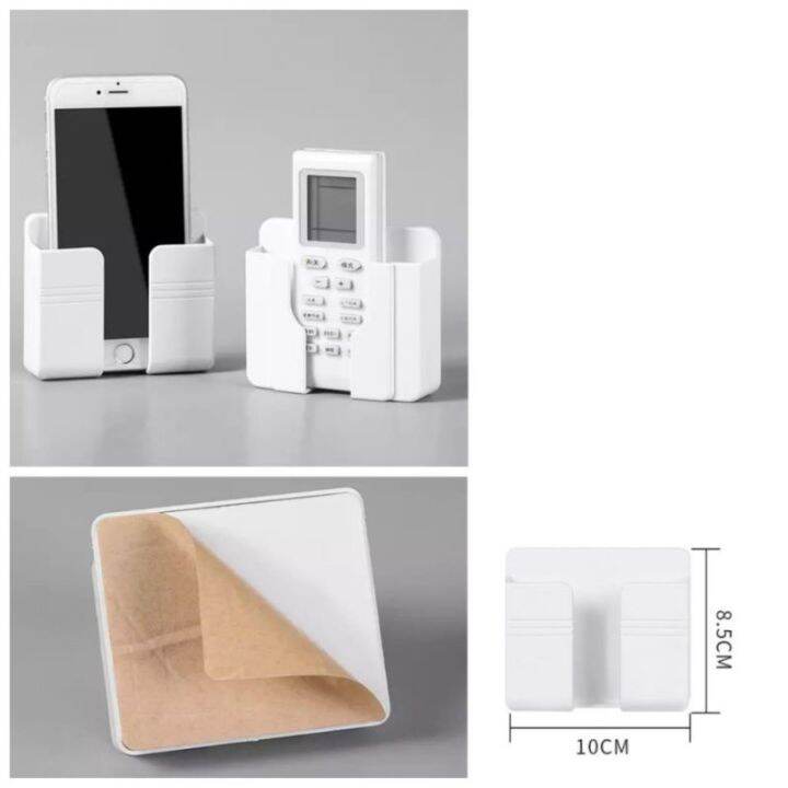 Holder Dinding Tempel Tempat Simpan Handphone Remot AC / TV / Tempat ...