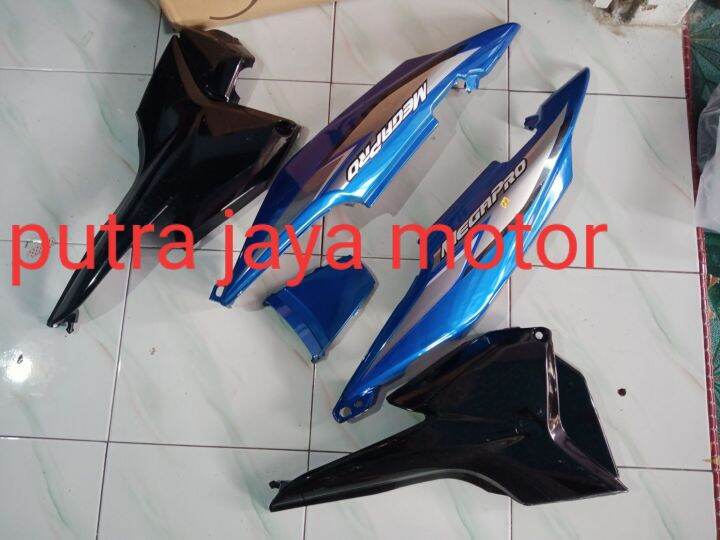 cover body belakang Megapro Primus Megapro new warna biru tahun 2008 ...