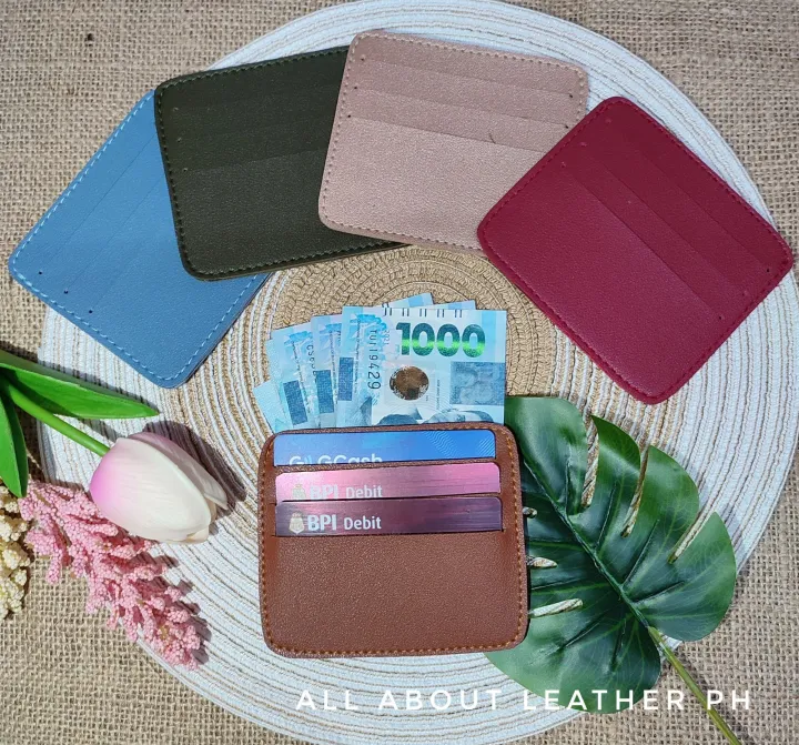 MARIKINA MADE CARD WALLET HIGH QUALITY VEGAN LEATHER | Lazada PH