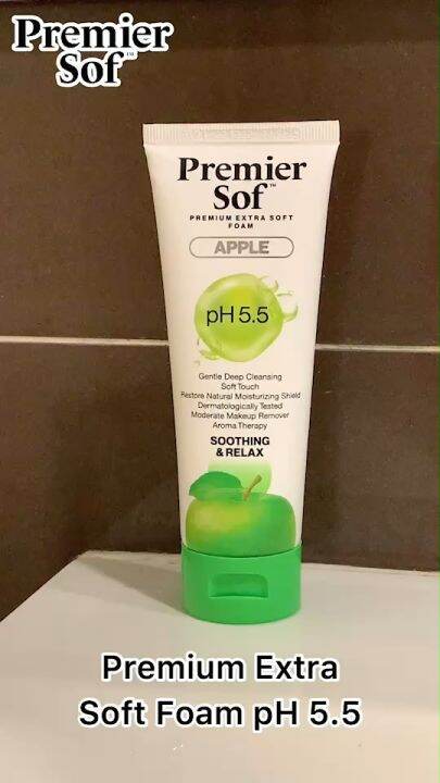 (สูตรใหม่) โฟมล้างหน้า Premier Sof Foam pH 5.5 เสริมเกราะชั้นผิว ให้ผิวแข็งแรง ไม่แพ้ง่าย ขนาด ...