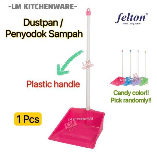 DUSTPAN WITH PLASTIC HANDLE / PENYODOK SAMPAH / PVC DUSTPAN / PENYEDUK ...