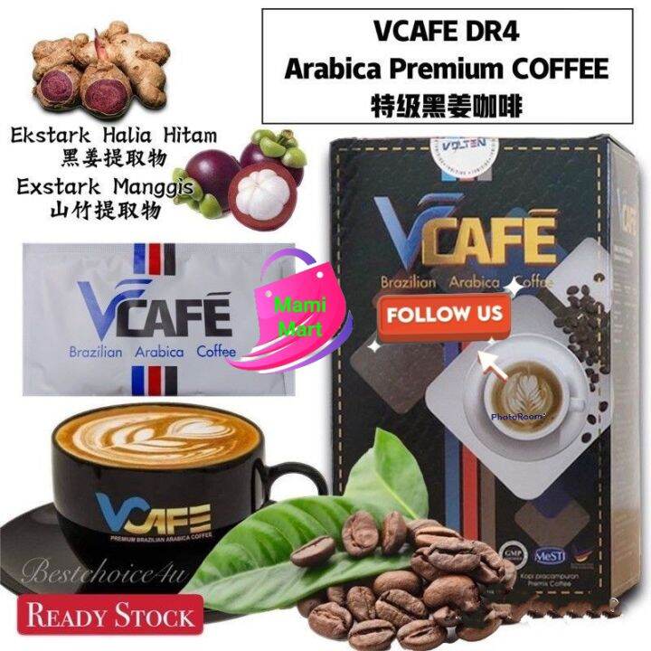 Volten Vcafe Premium Brazilian Arabica Coffee/Original Ekstrak Kunyit ...