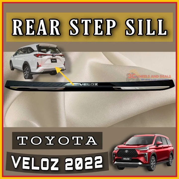 TOYOTA VELOZ 2022 REAR STEP SILL (VELOZ ACCESSORIES) | Lazada PH