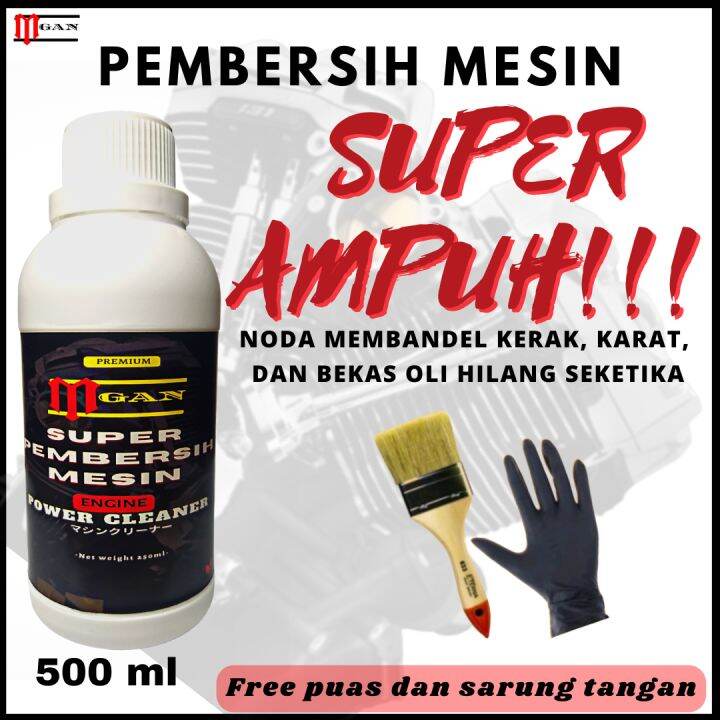 CAIRAN PEMBERSIH MESIN SUPER 500 ML dan 250 ML MGAN - PENGHILANG KERAK ...
