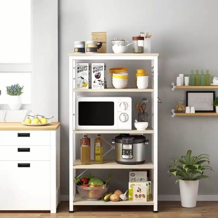 5 Tier Kitchen Storage Rack Multilayer Utility Shelf Home Rack Landing ...