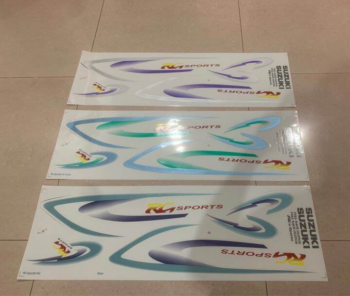 SuZuki rg/rgv body sticker(5) | Lazada