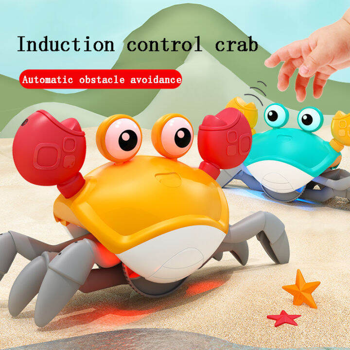 Children's electric induction crab toy Induction escape Electric crab ...