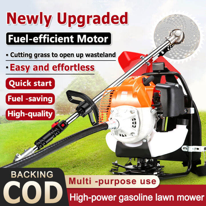 Gasoline Grass Cutter Two-stroke Heavy Duty Lawn Mower Multifunction ...