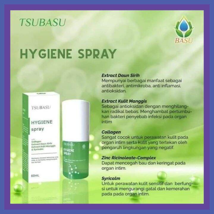 Tsubasu Hygiene spray | Lazada Indonesia